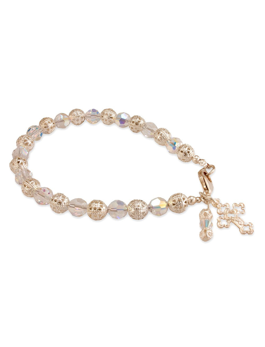 Crystal First Holy Communion Bracelet – Communion Gifts